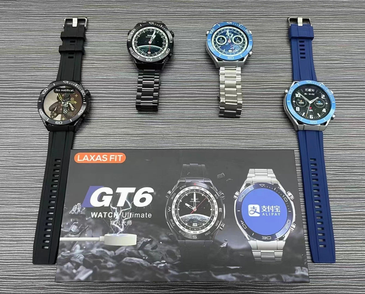 Ultimate GT6 Smartwatch ( Premium Round shape Display) – Shop E Mart